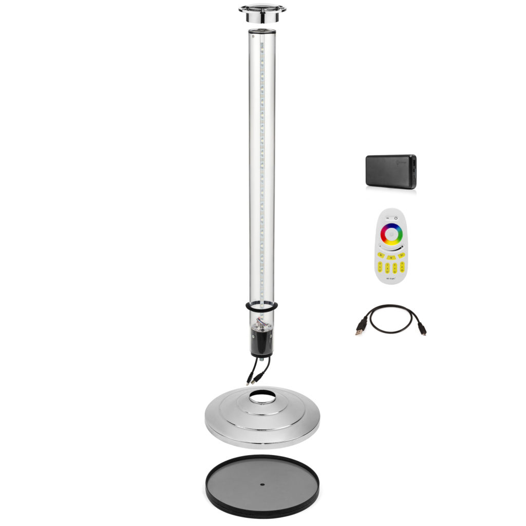 Our LED Stanchions - In Brass and Chrome - With Rope Options